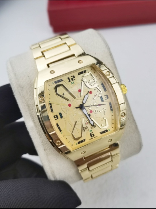 Accessories | Luxury Designer Gold Watch Stylish Gold Tone Timepiece ...